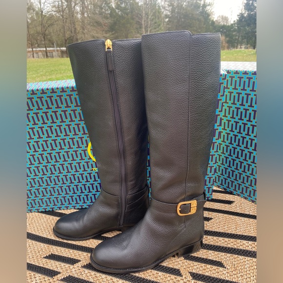 Tory Burch | Shoes | Nib Tory Burch Brooke Knee Boots Size 7 | Poshmark